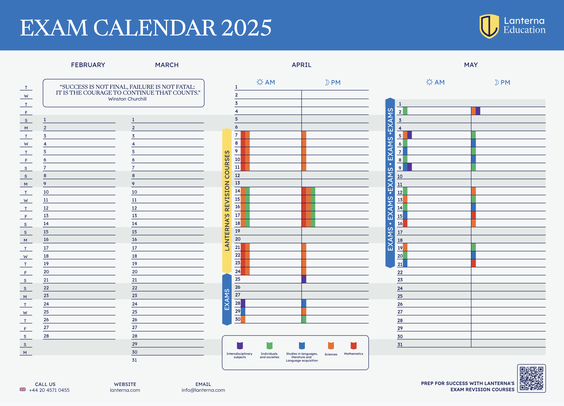 IB Exam Calendar 2024/2025 - Lanterna Education | Online IB Tutoring